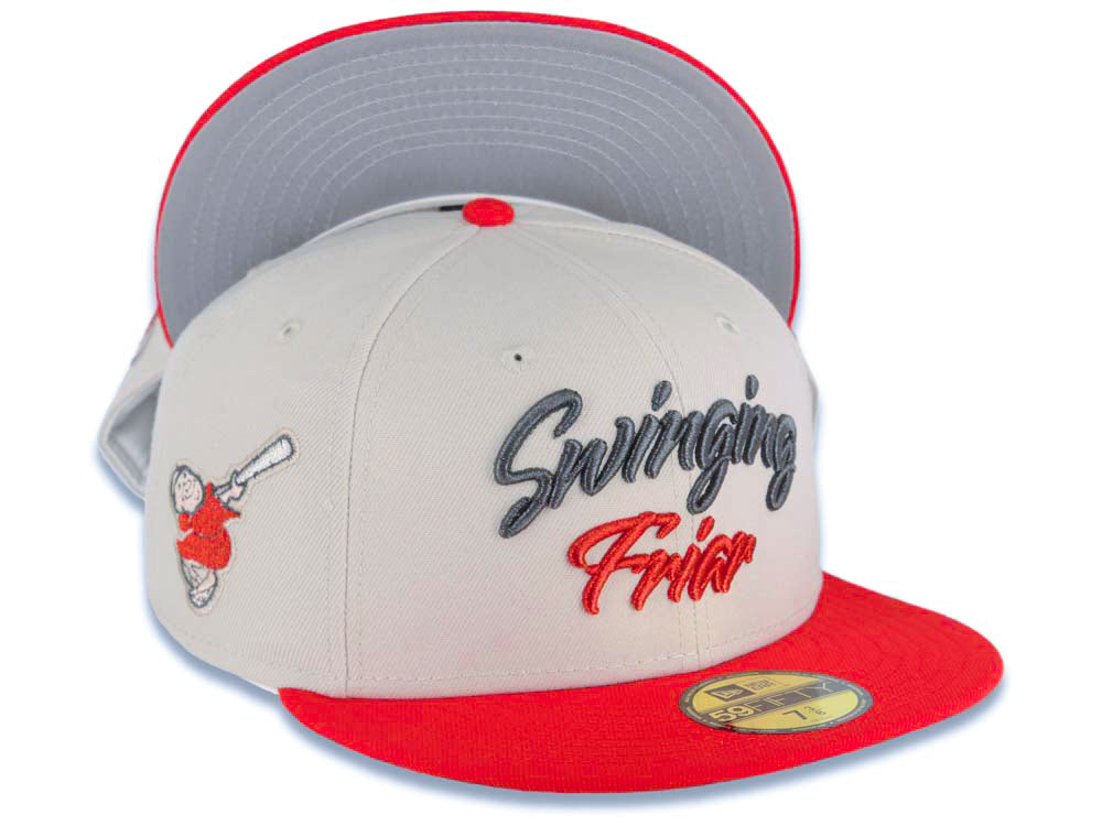 San Diego Padres New Era MLB 59FIFTY 5950 Fitted Cap Hat Stone Crown R ...