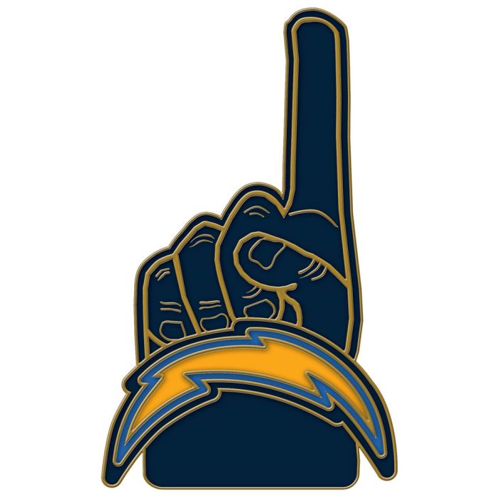 Los Angeles Chargers WinCraft NFL #1 Fan Lapel Pin – Capland