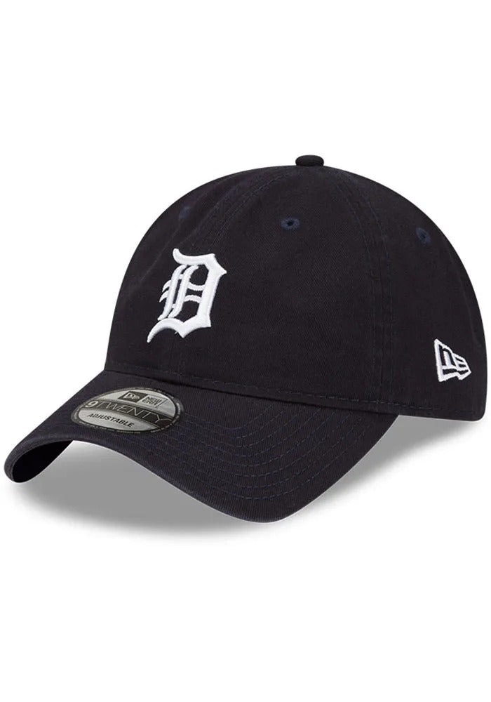 Detroit Tigers New Era MLB 9TWENTY 920 Adjustable Cap Hat Navy Crown/V ...