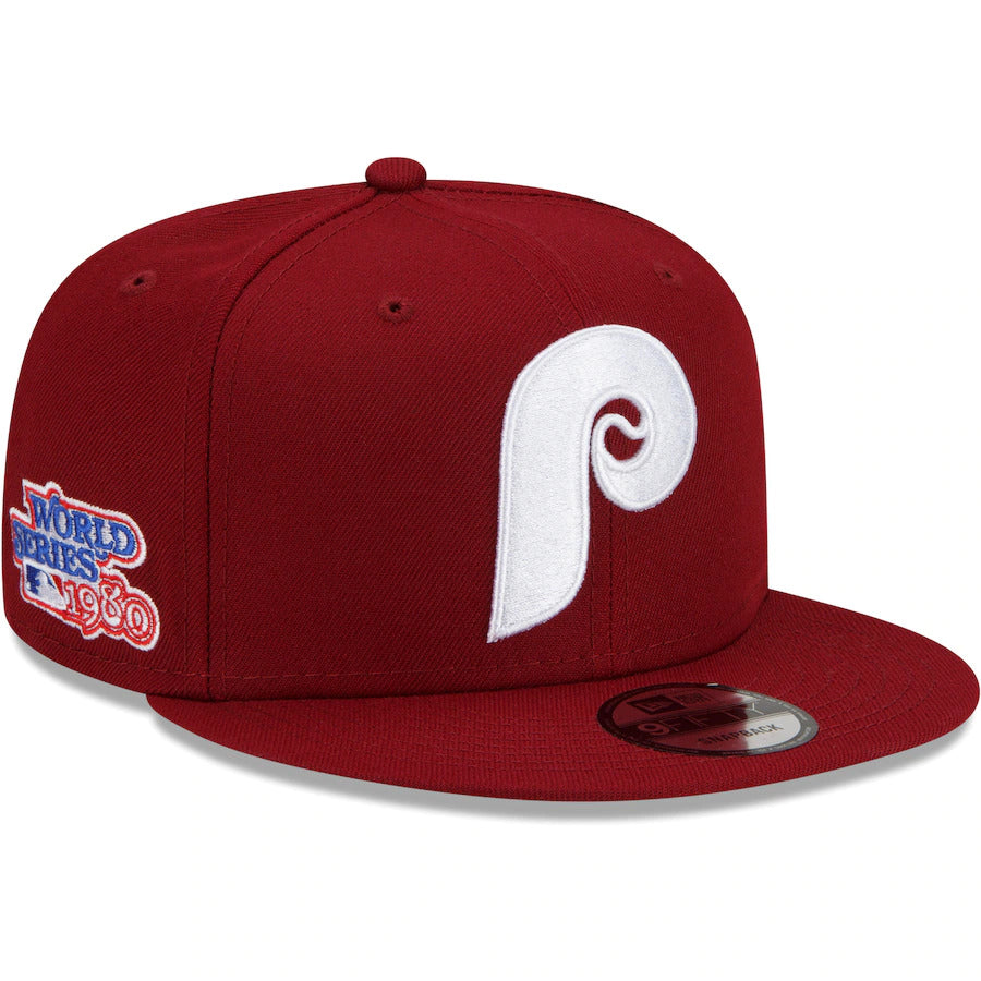 Philadelphia Phillies New Era MLB 9FIFTY 950 Snapback Cap Hat Cardinal ...