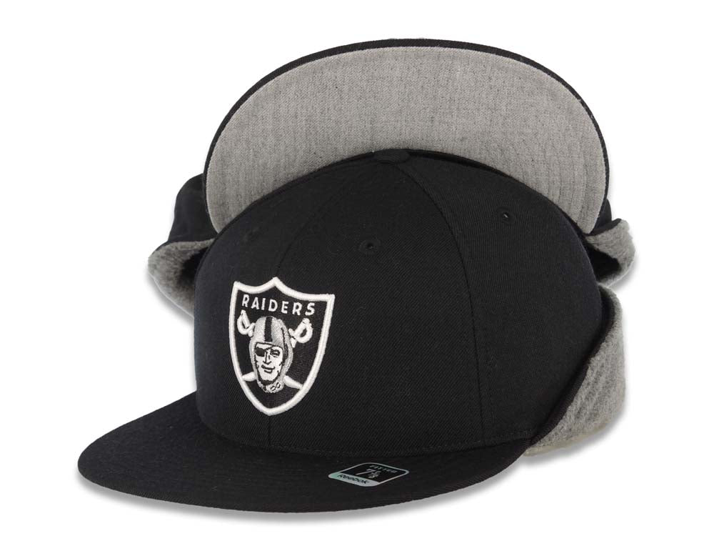 Oakland Raiders Reebok NFL Fitted Cap Hat Black Crown/Visor Team Color ...