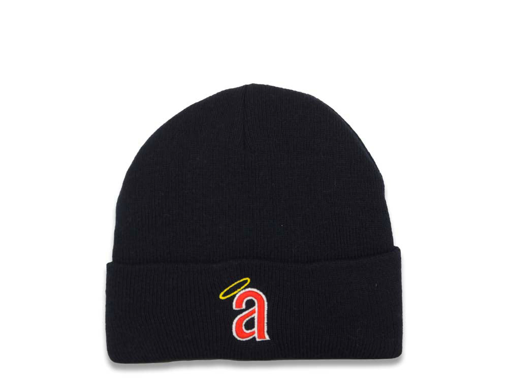 Los Angeles Anaheim Angels MLB Black Crown/Cuff Halo Logo – Capland