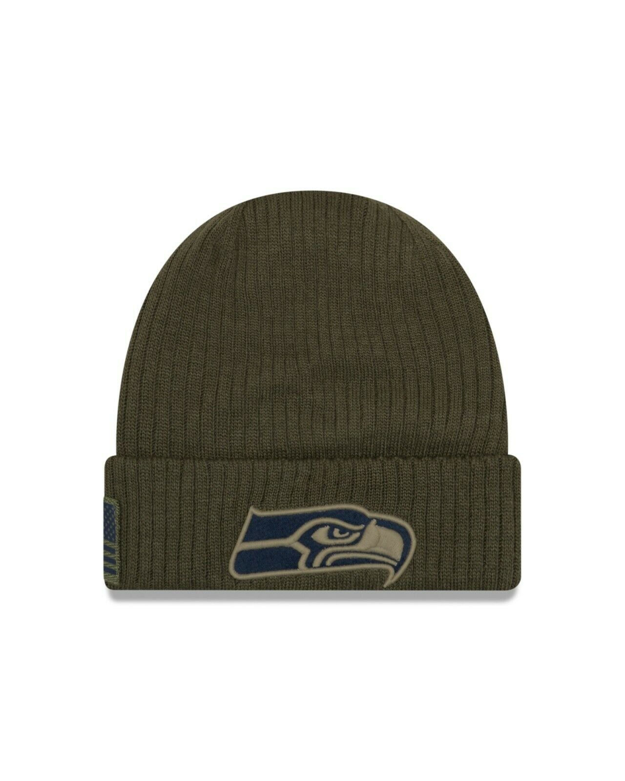 Seattle Seahawks New Era NFL Cuffed Knit Beanie 2018 Salute To Service ...